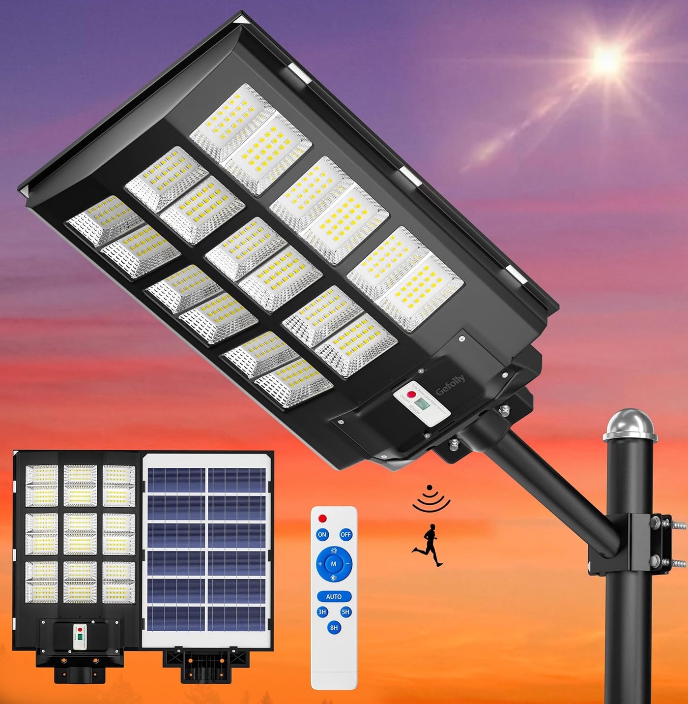 Gefolly Solar Street Lights | Energy-Efficient Parking Solutions