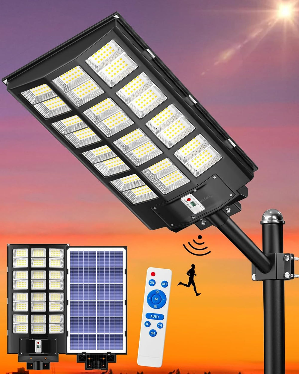 Gefolly Solar Street Lights | Energy-Efficient Parking Solutions