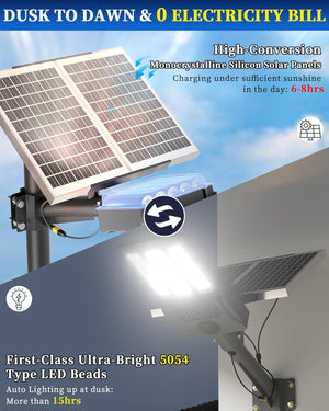 Gefolly Solar Street Lights | Energy-Efficient Parking Solutions